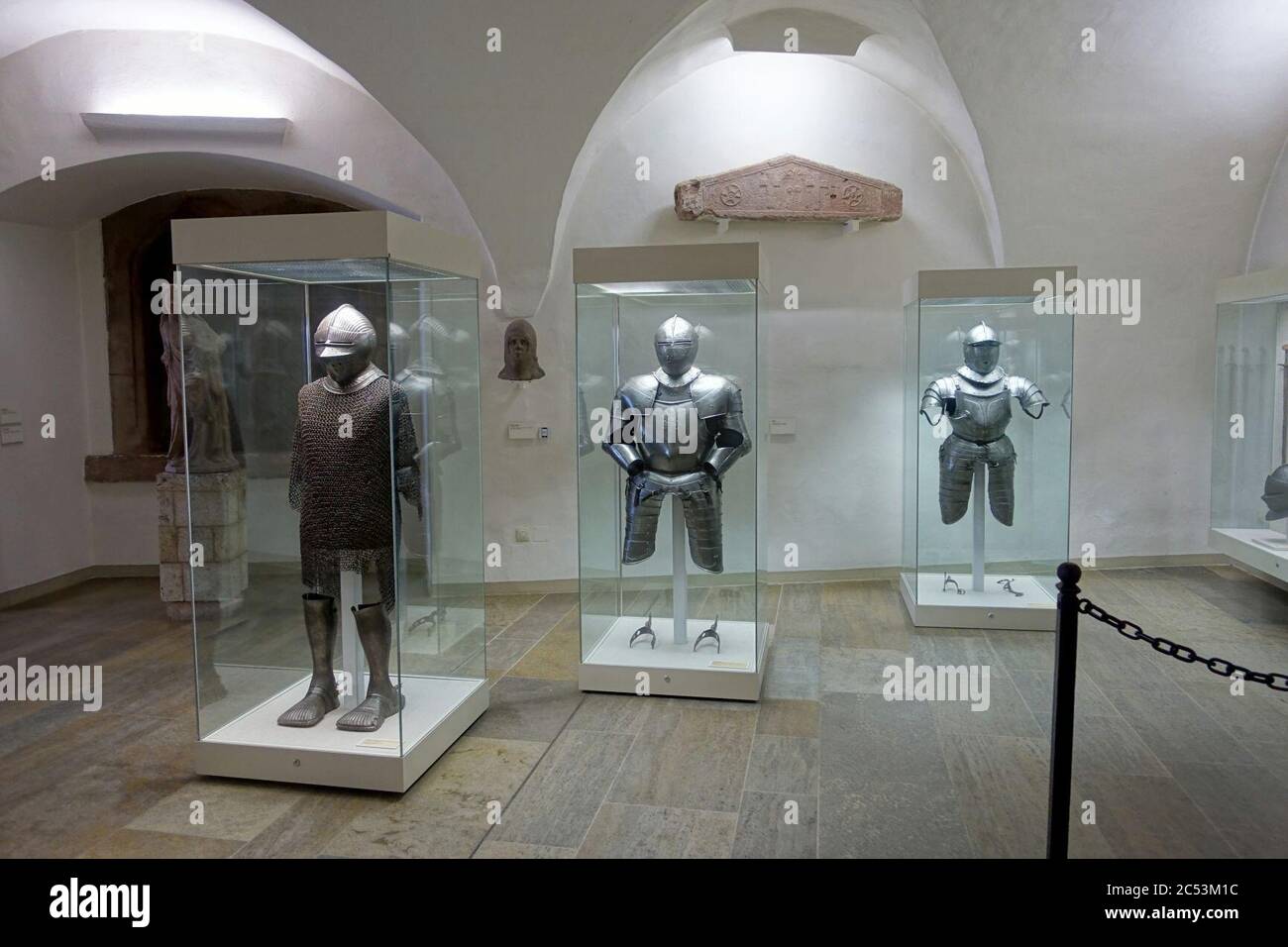 Interior view with armor Stock Photo - Alamy