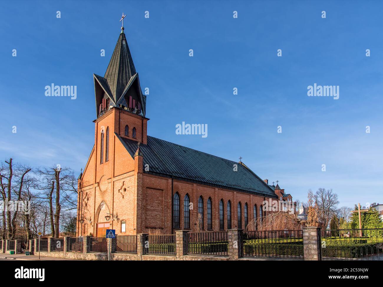 Church of the Exaltation of the Holy Cross Machovina Stock Photo - Alamy
