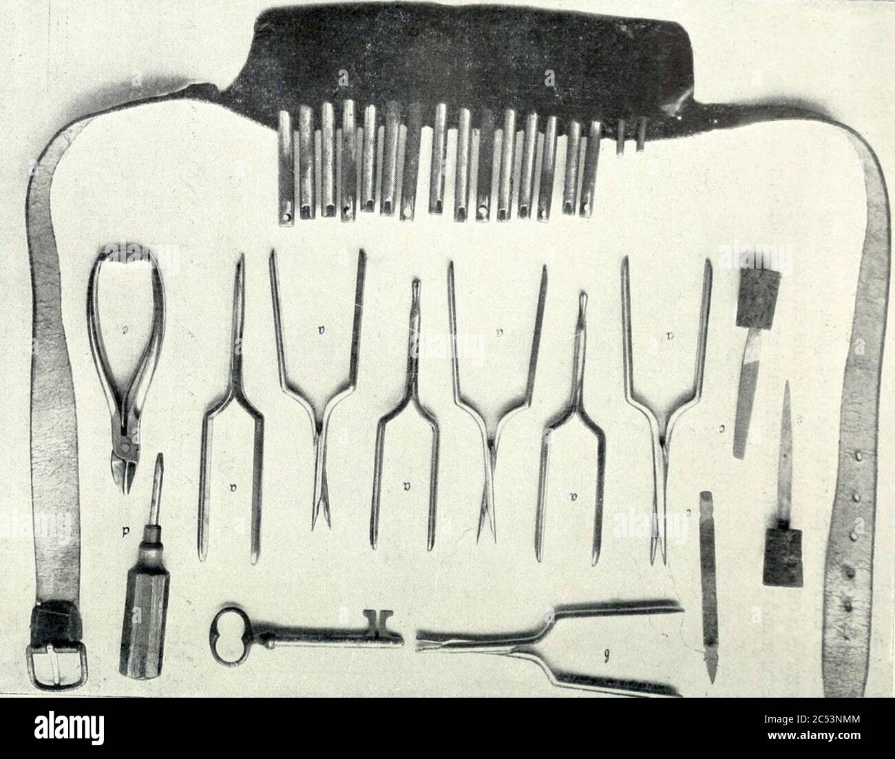 Instruments de travail d'un rat d'hôtel Stock Photo - Alamy