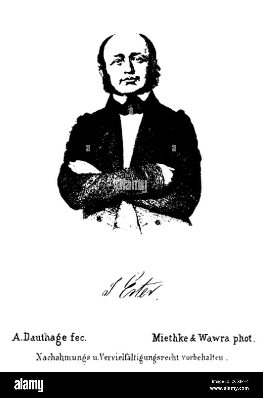 Isaac Erter - Wien 1864 Stock Photo - Alamy