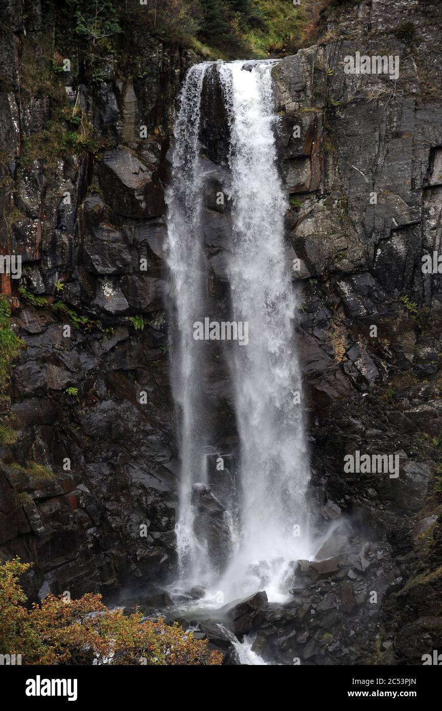 Ffrwd Fawr, Dylife Stock Photo - Alamy