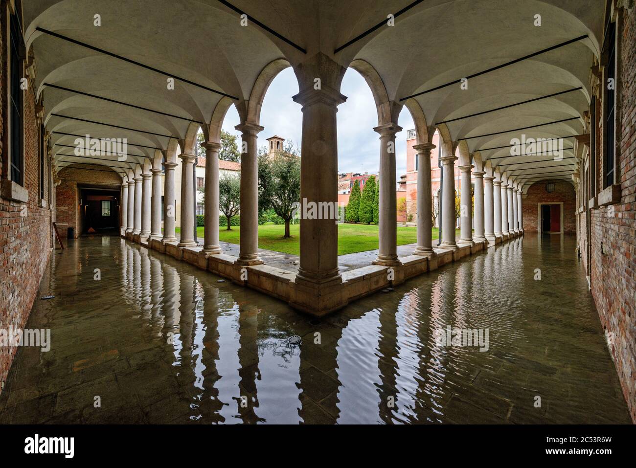 Monastery, monastery garden, monastery courtyard, inner courtyard ...