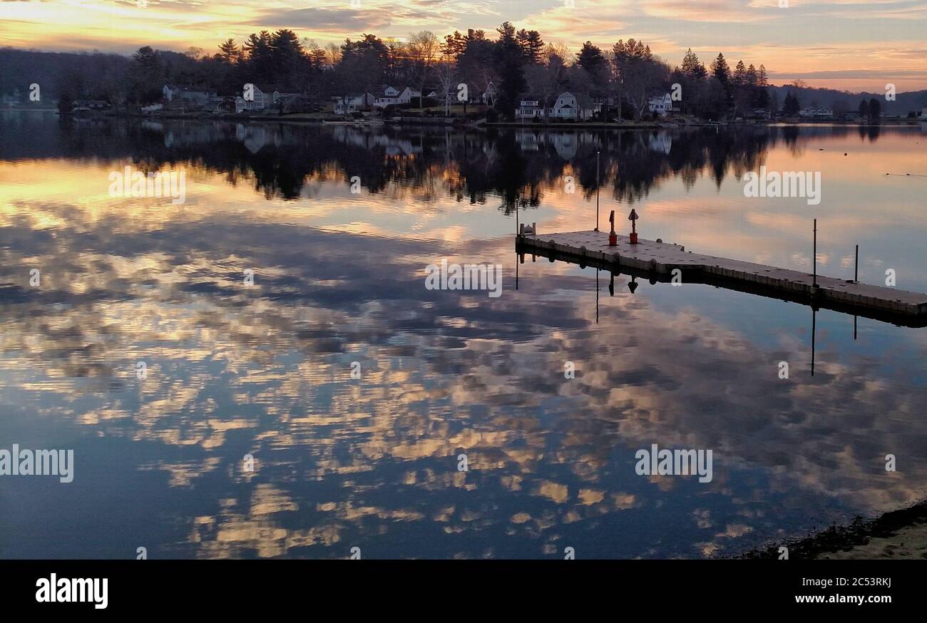 Bantam Lake, Litchfield Country, Connecticut Stock Photo - Alamy