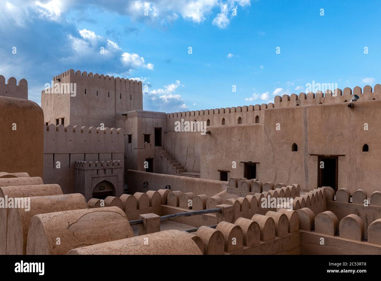 Fortress, fort, clay fortress, towers, battlements Stock Photo - Alamy