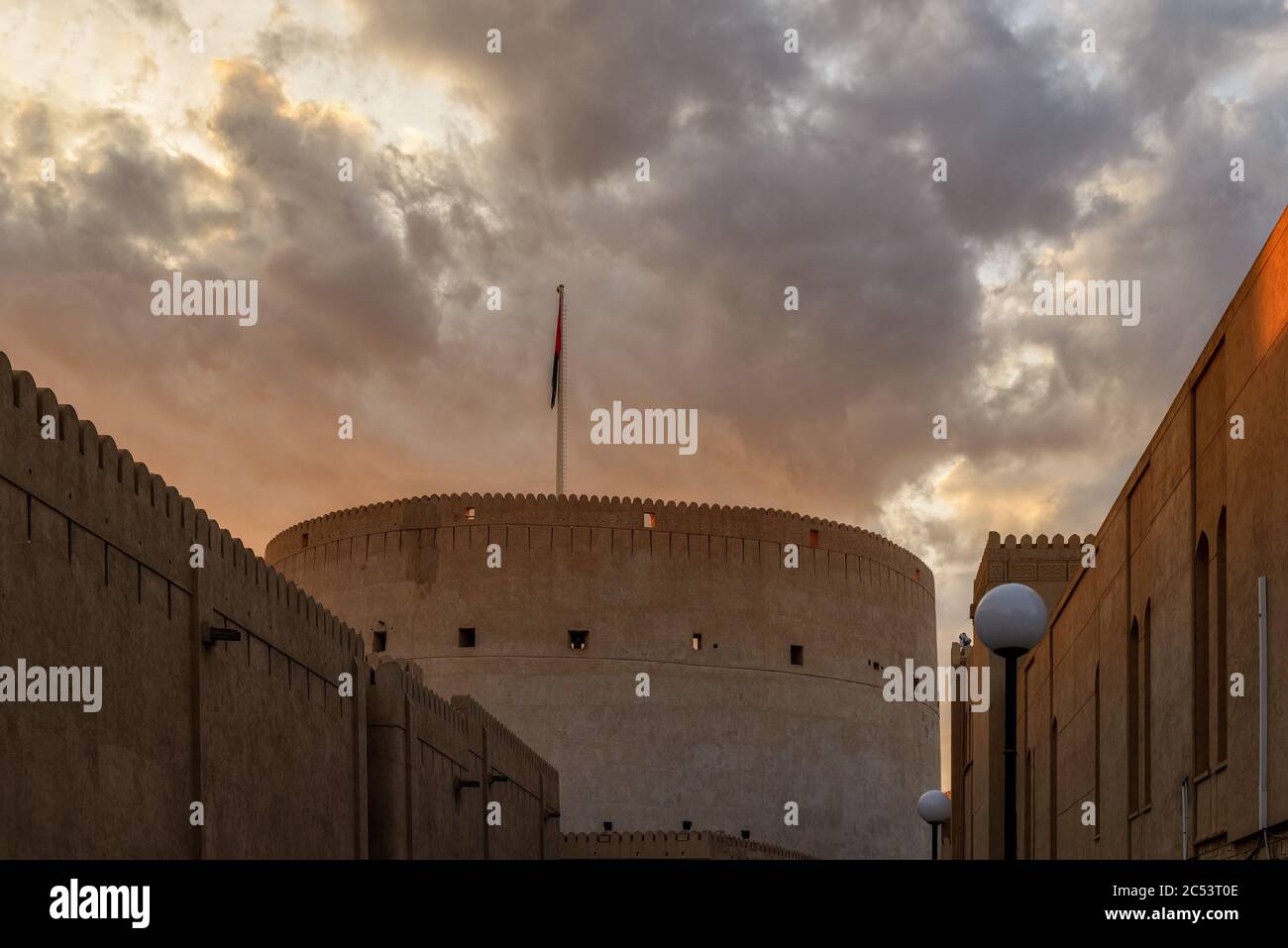 Fortress, fort, clay fortress, towers, battlements Stock Photo - Alamy