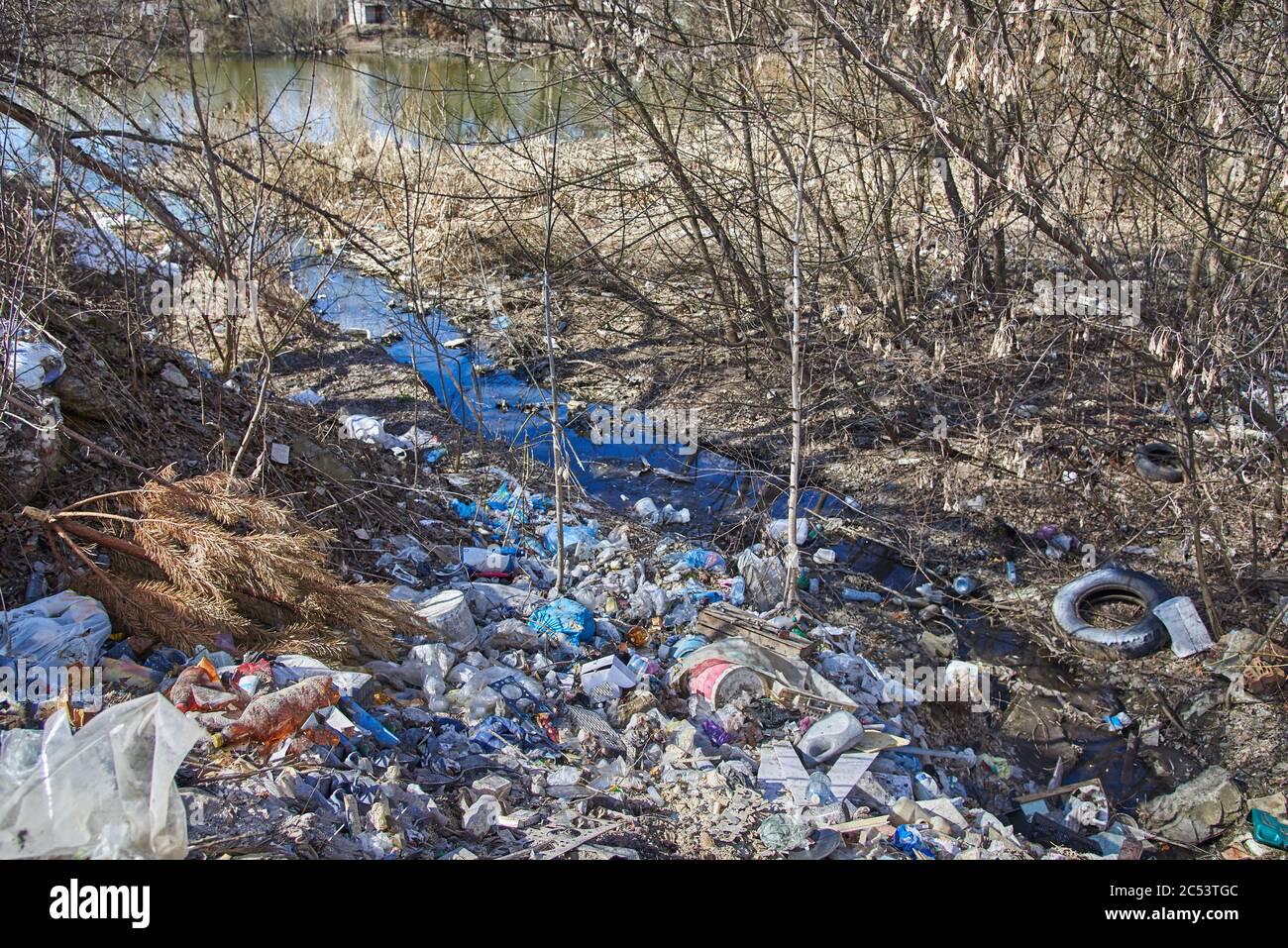 Plastic bag river india hi-res stock photography and images - Alamy