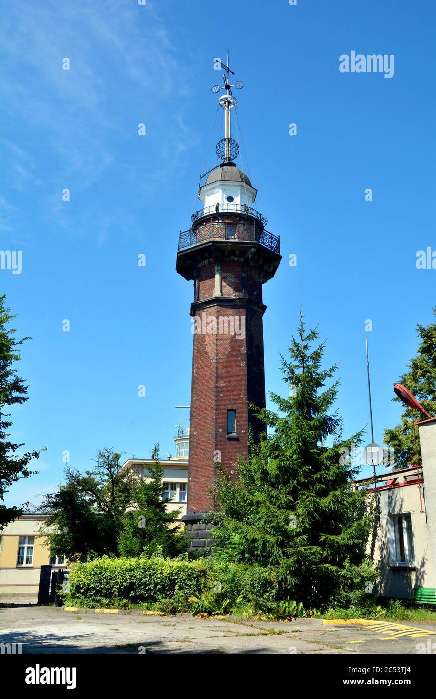 Gdansk Gdansk, Pomeranian Pomorze, The Nowy Port lighthouse in Gdansk ... Gdansk Gdansk, Pomeranian Pomorze, The Nowy Port lighthouse in Gdansk ...