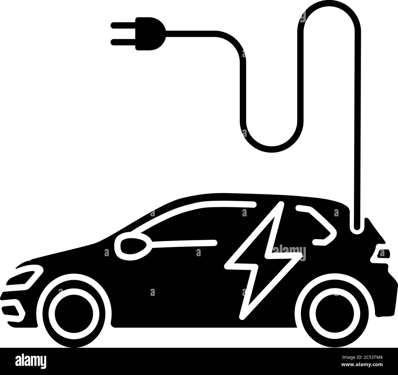 Zero emission vehicle icon Cut Out Stock Images & Pictures - Alamy