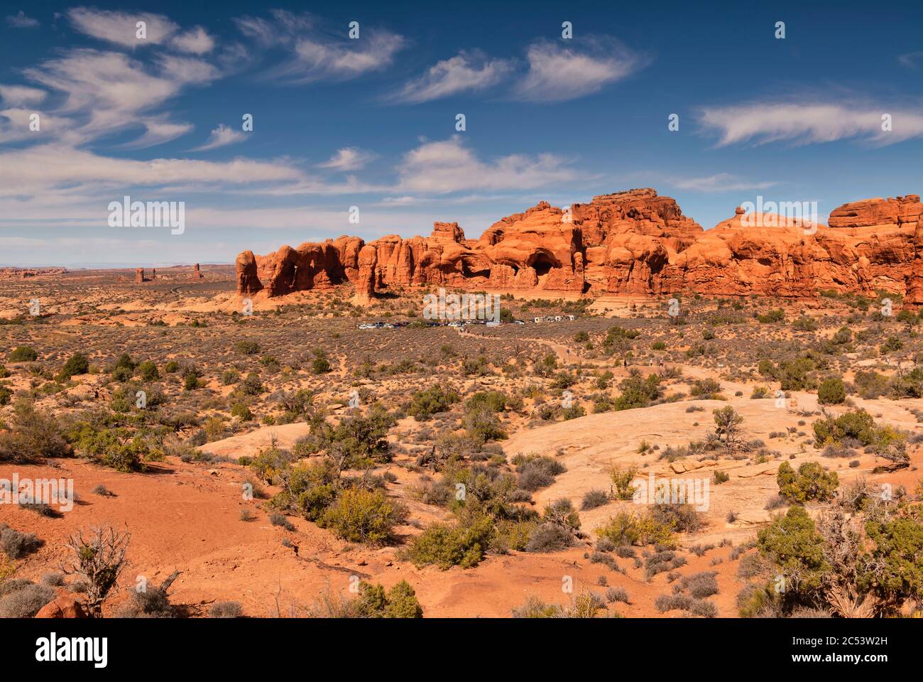 USA, Utah, Arches National Park, rock formations Stock Photo - Alamy