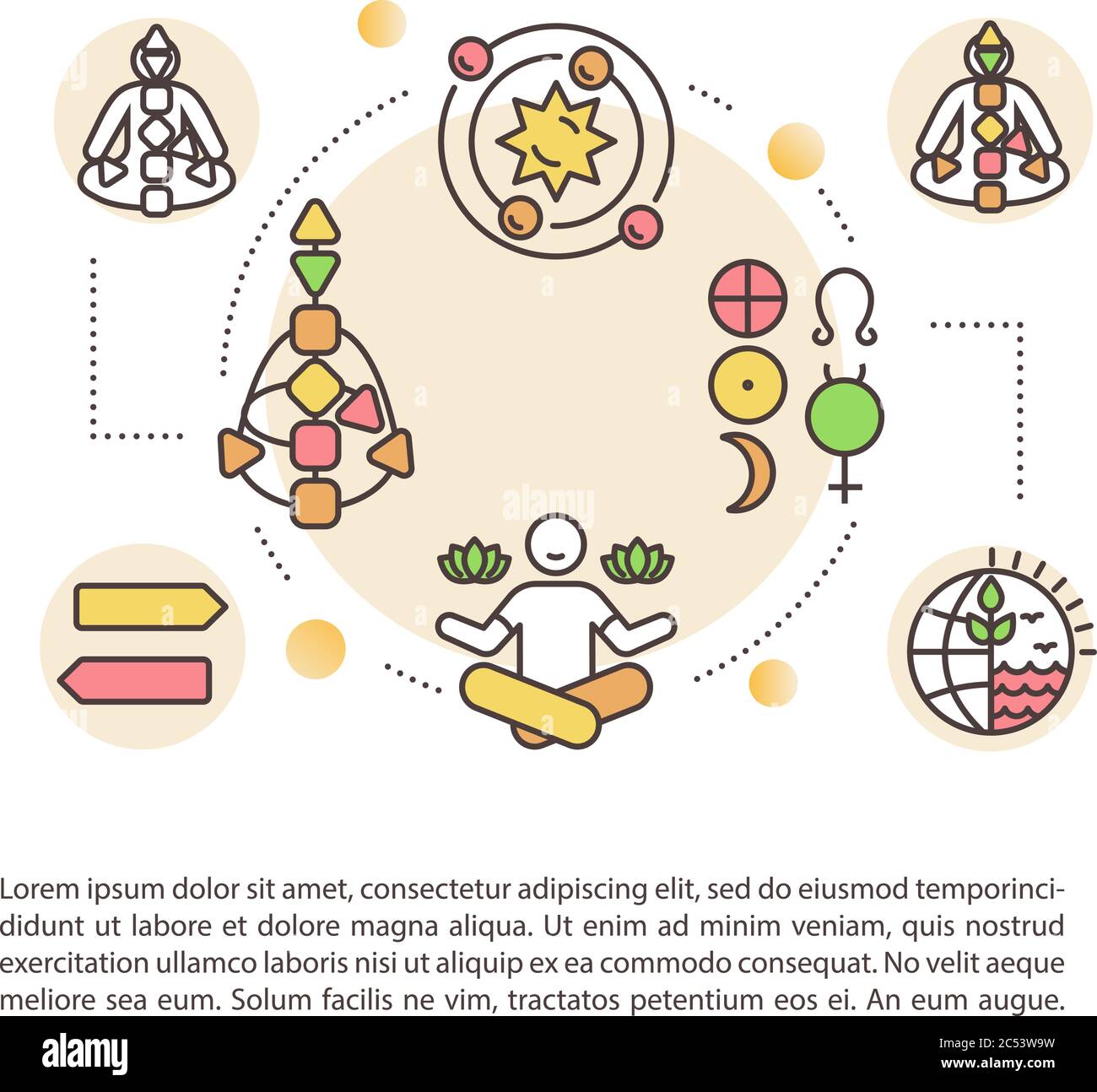 Spiritual knowledge logo hi-res stock photography and images - Alamy