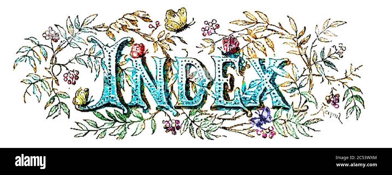 History index Cut Out Stock Images & Pictures - Alamy