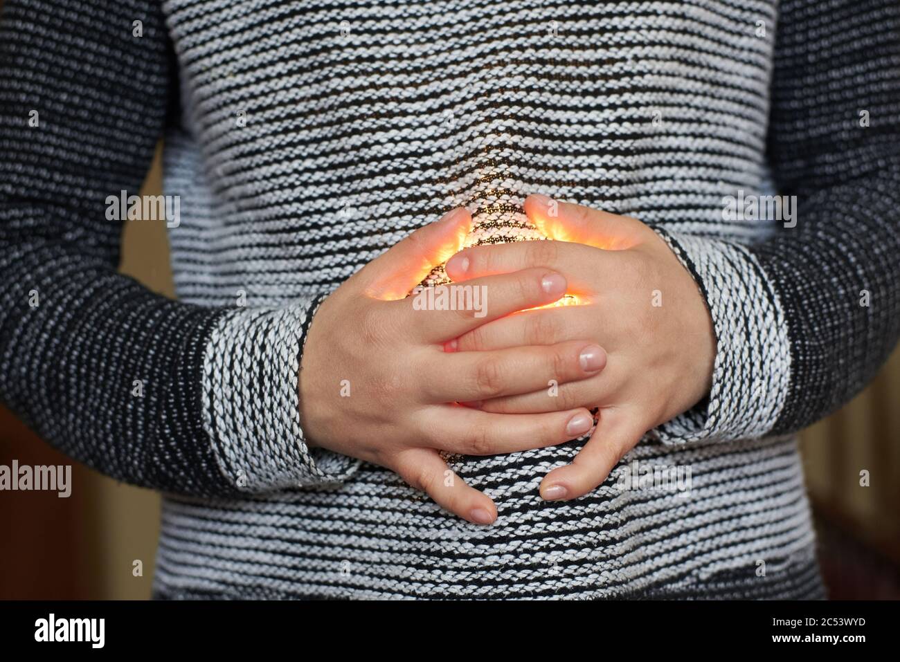 Hands Folded In Lap Clipart