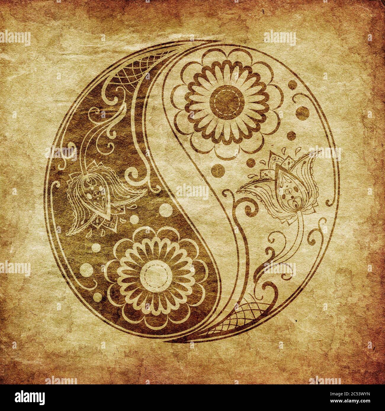 Yin Yang Art Wallpaper