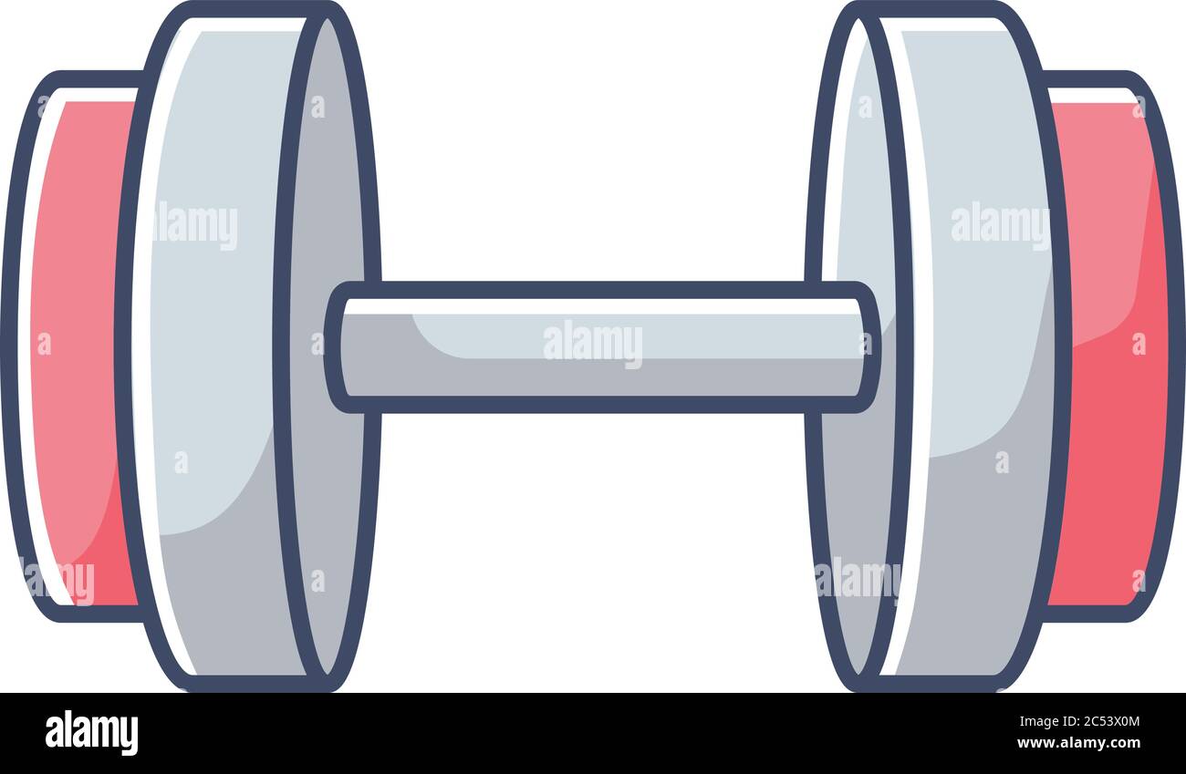 Dumbbell RGB color icon Stock Vector Image & Art - Alamy