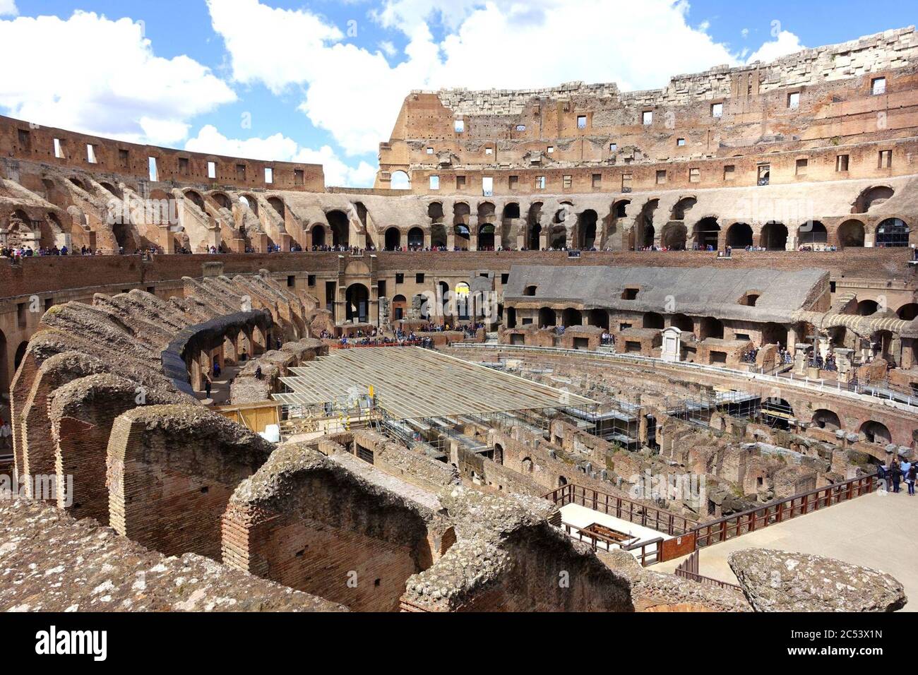 Interior of the Colosseum - Rome, Italy Stock Photo - Alamy