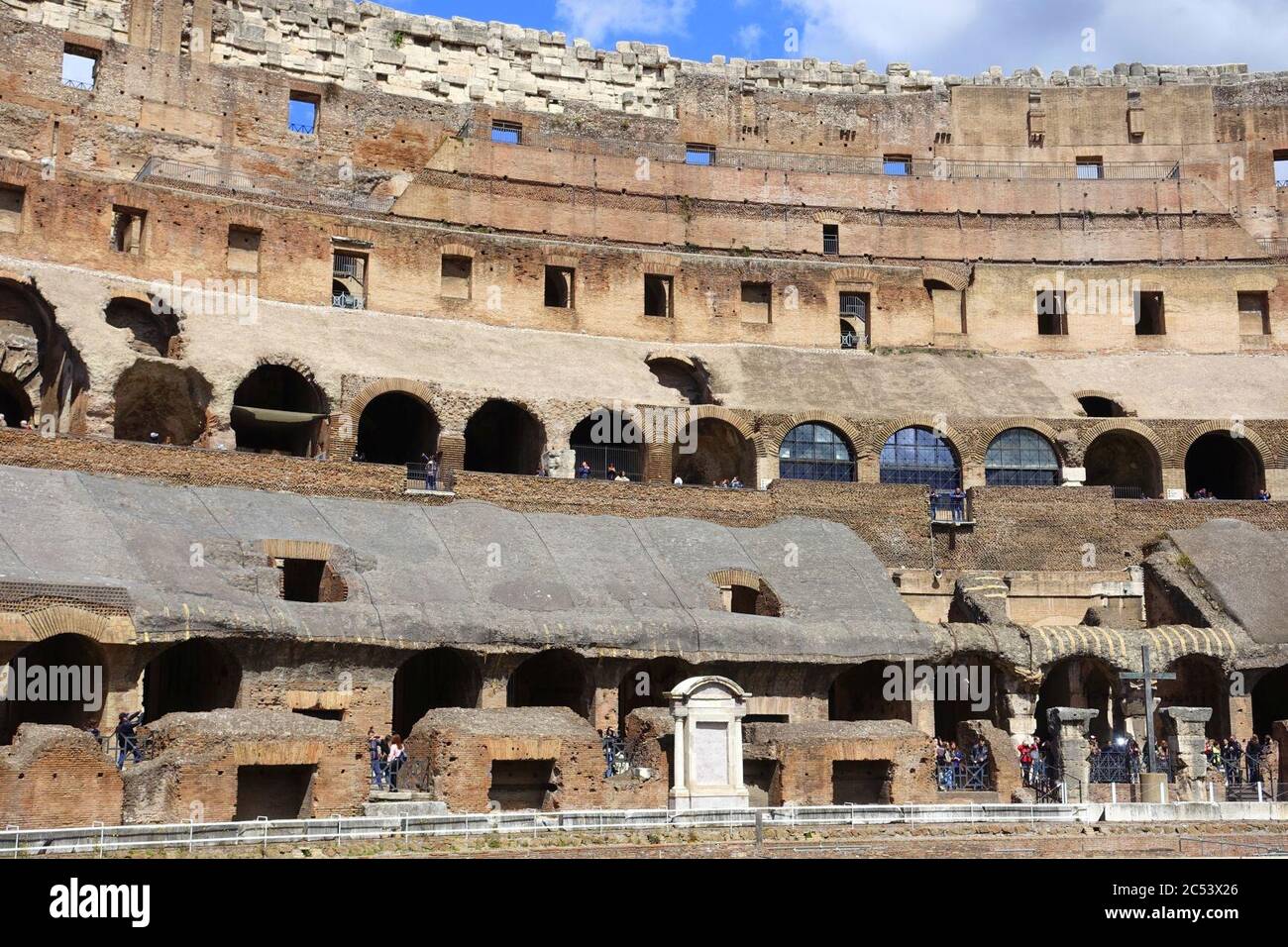 Interior of the Colosseum - Rome, Italy Stock Photo - Alamy