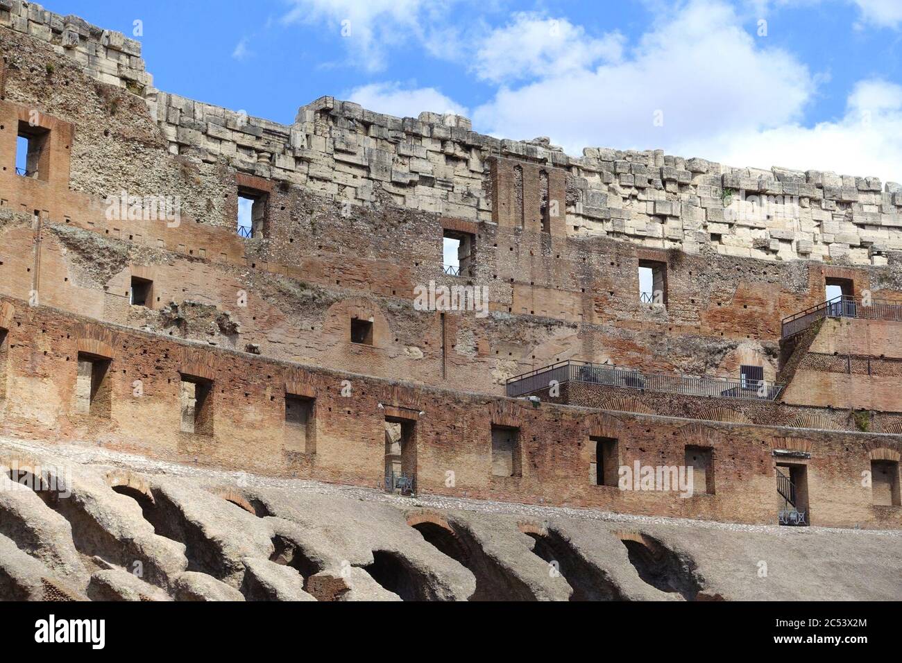 Interior of the Colosseum - Rome, Italy Stock Photo - Alamy