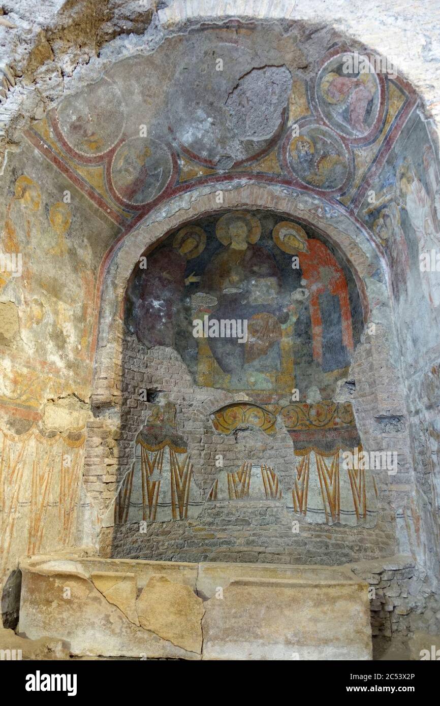 Interior - Temple of Romulus - Rome, Italy Stock Photo - Alamy