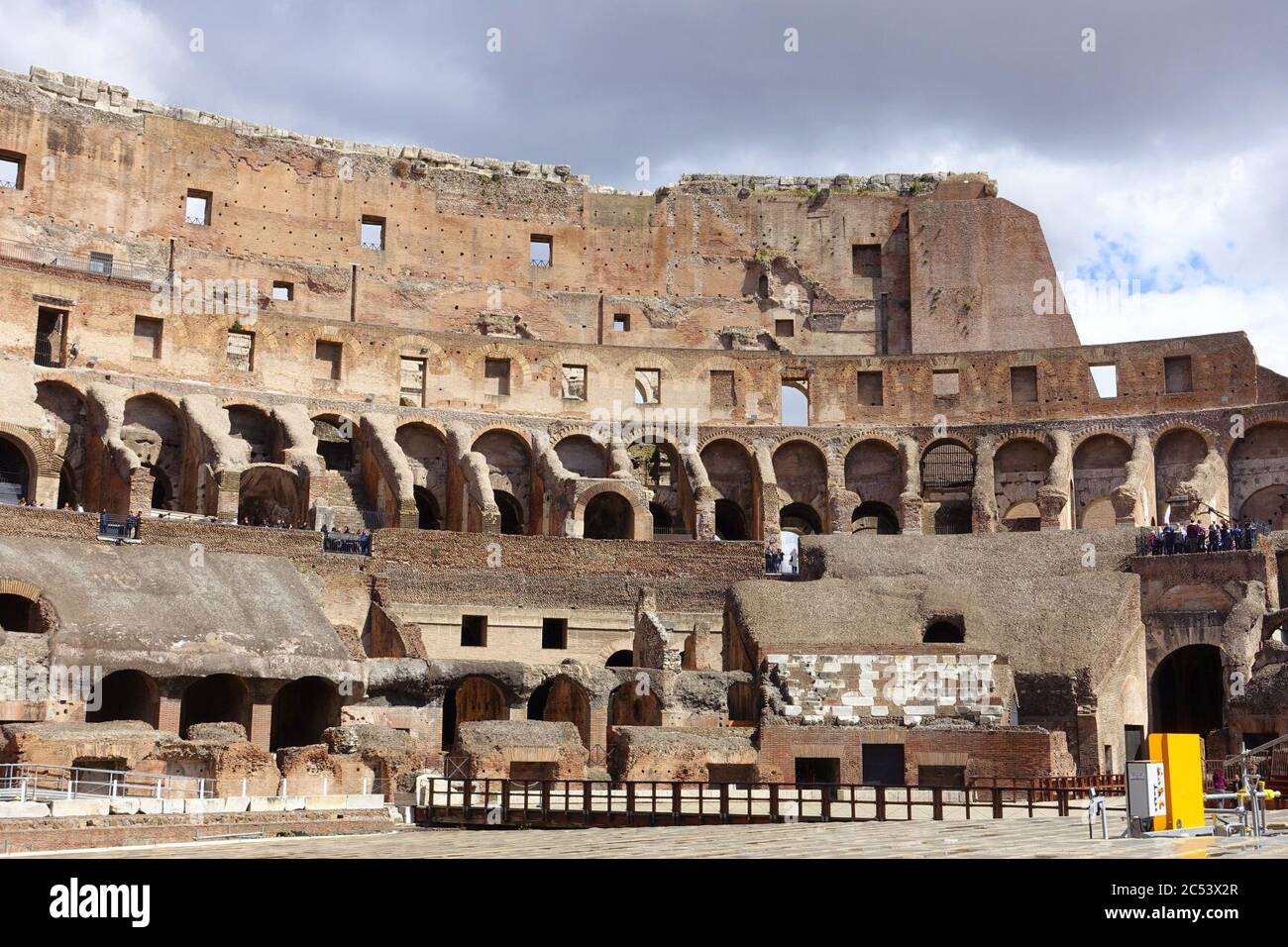 Interior of the Colosseum - Rome, Italy Stock Photo - Alamy