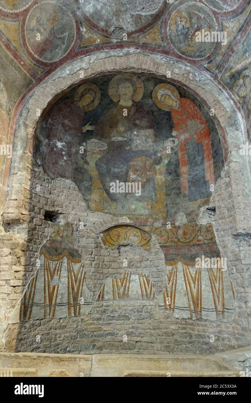Interior - Temple of Romulus - Rome, Italy Stock Photo - Alamy