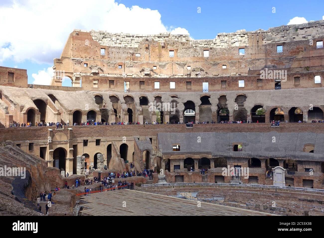 Interior of the Colosseum - Rome, Italy Stock Photo - Alamy