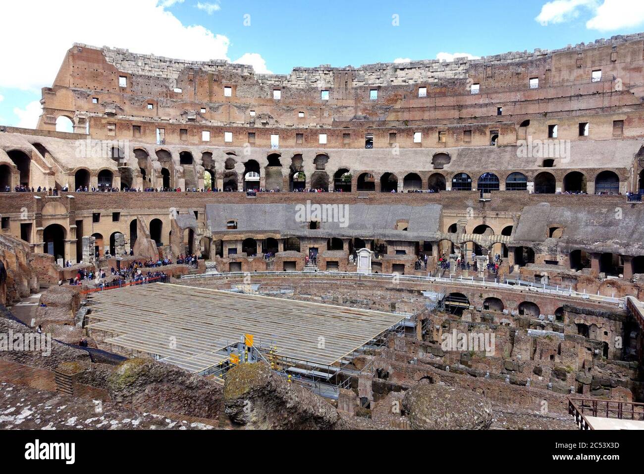 Interior of the Colosseum - Rome, Italy Stock Photo - Alamy