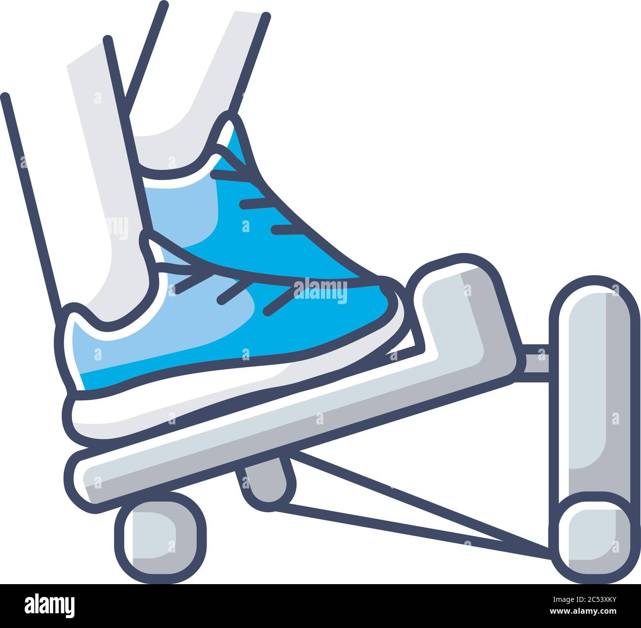 Stepper cartoon Stock Vector Images - Alamy