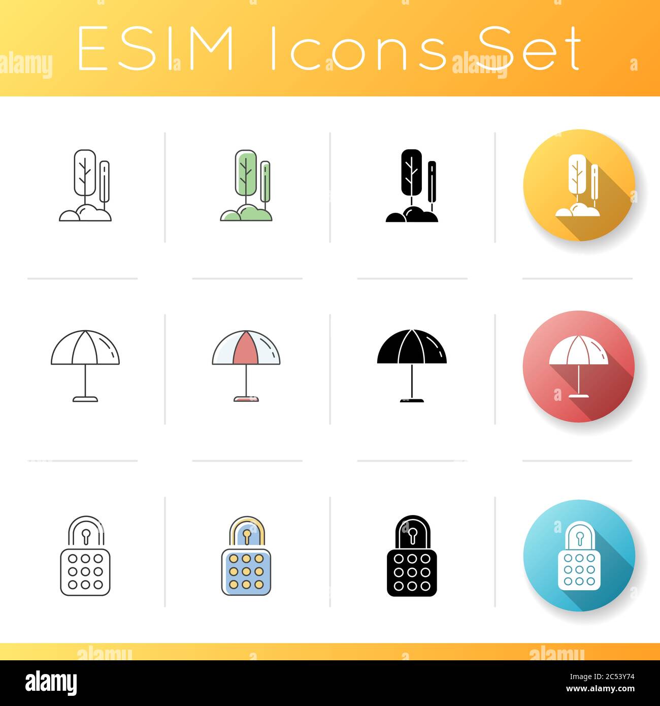 Community living icons set Stock Vector Image & Art - Alamy