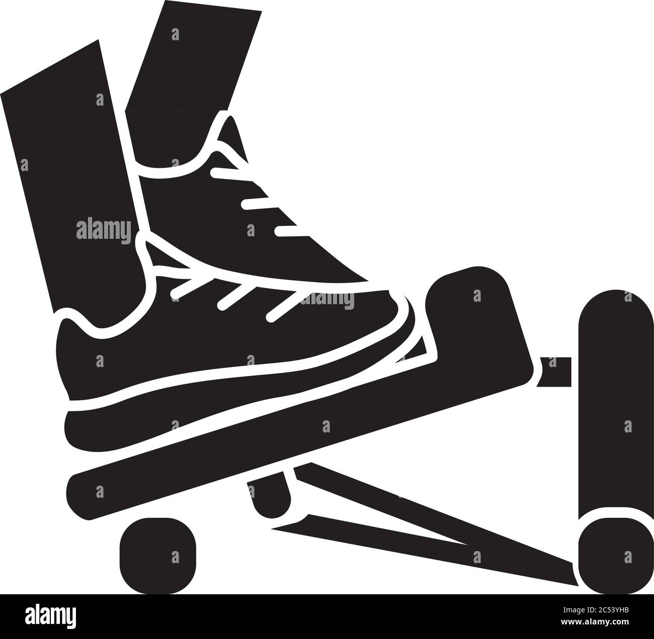 Stepper machine Black and White Stock Photos & Images - Alamy