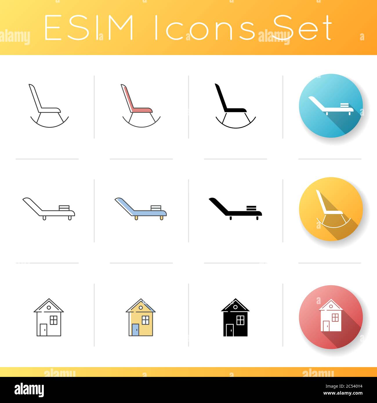 Suburban home interior Stock Vector Images - Alamy