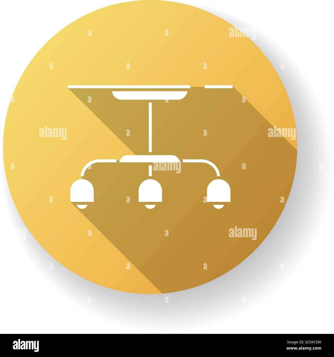 Hanging lamp home item Stock Vector Images - Alamy