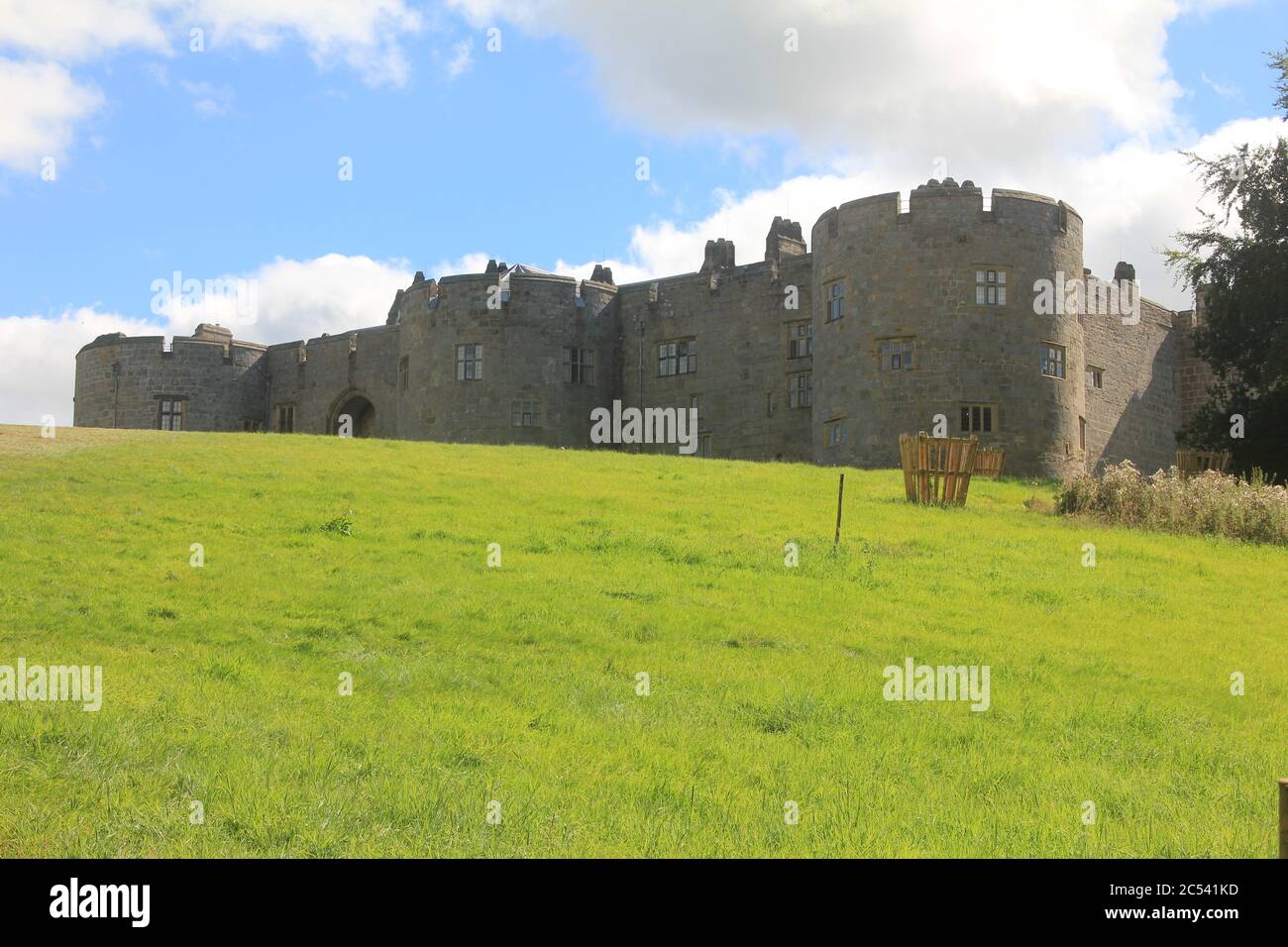 Chirk Castle in Wales Stock Photo - Alamy