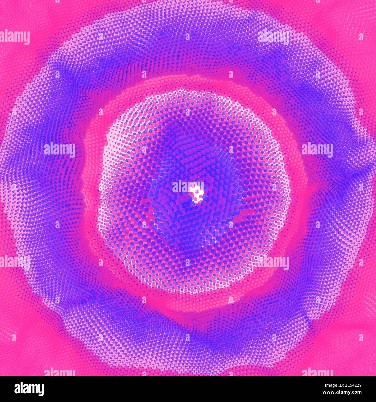 Abstract technology pattern with multiple dot particles. Colorful space ...