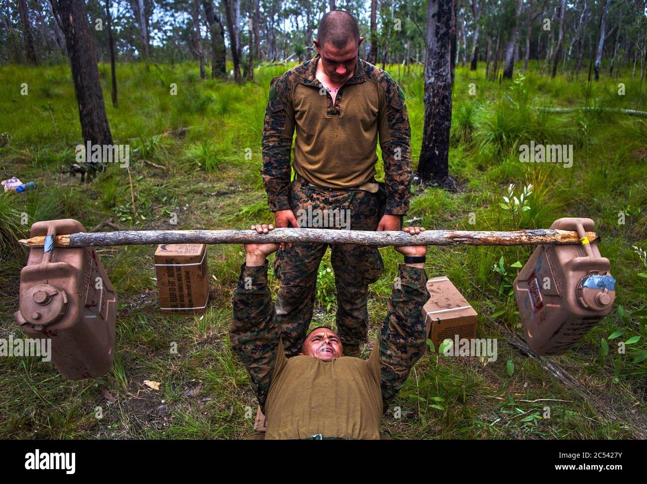 Improvised gym hi-res stock photography and images - Alamy