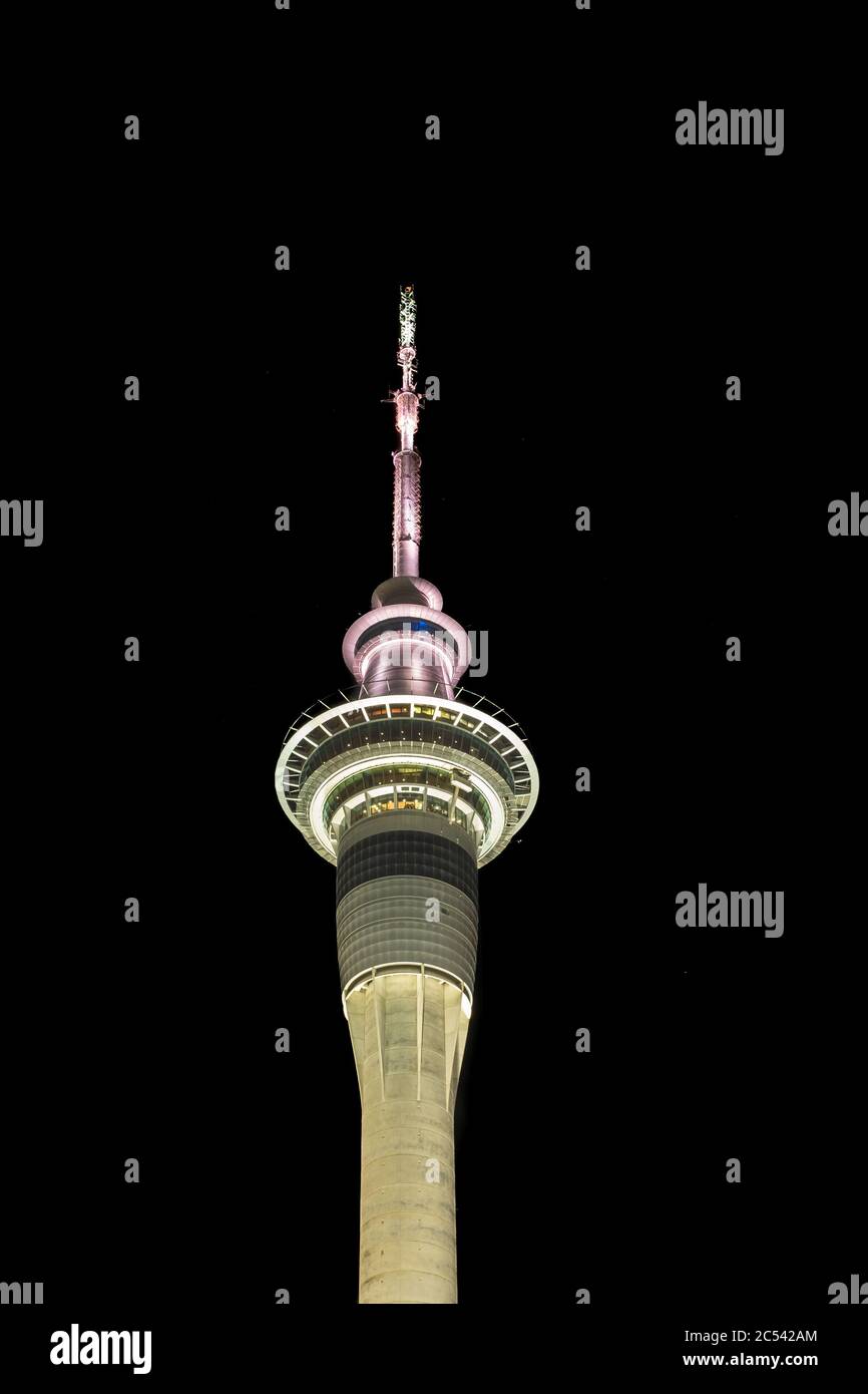 Sky Tower, the iconic landmark in Auckland, New Zealand Stock Photo - Alamy