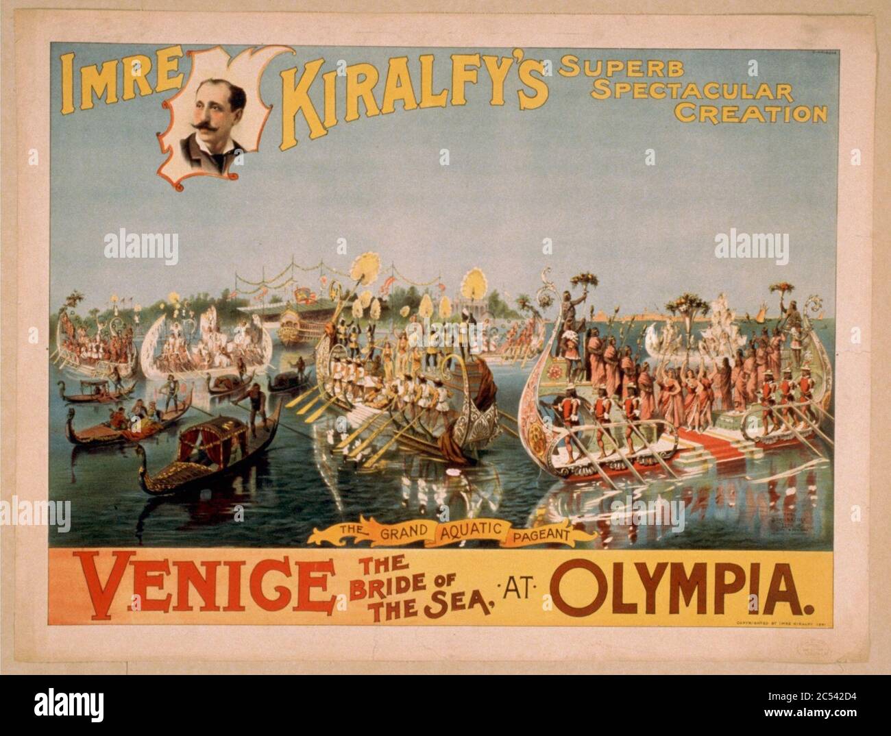 Imre Kiralfy's superb spectacular creation, Venice, the bride of the ...