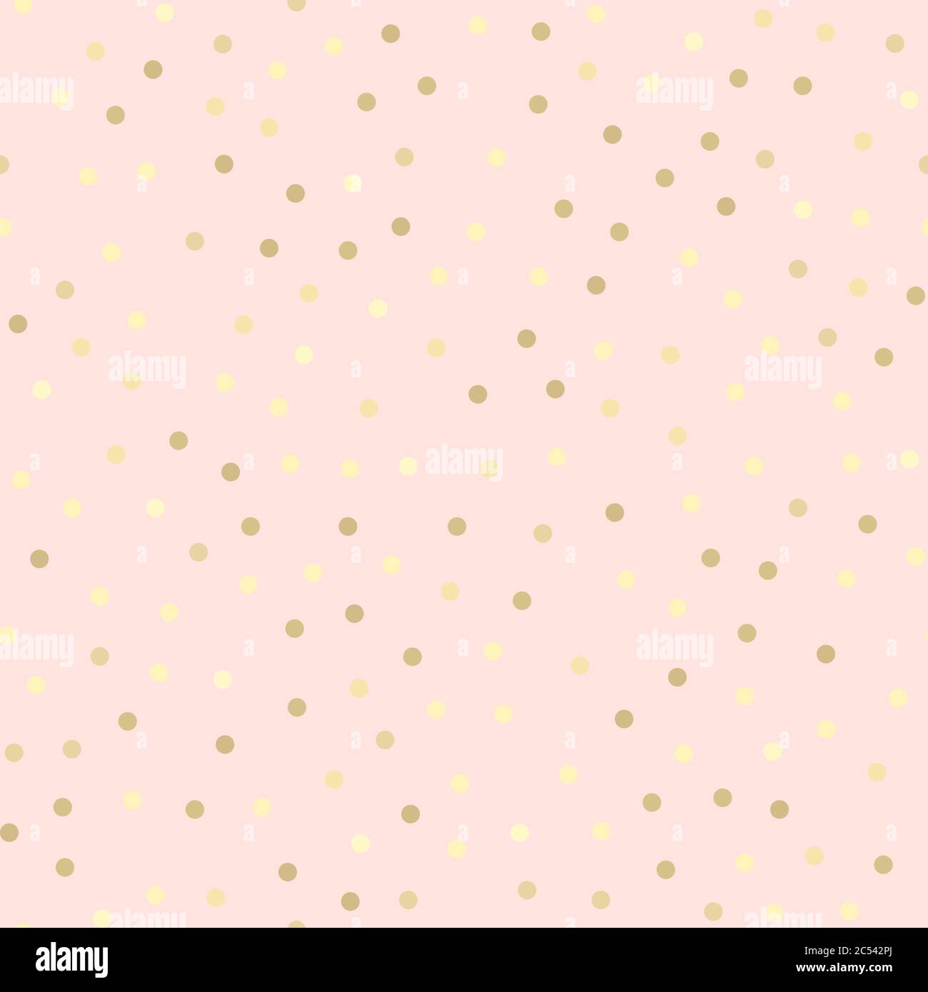 Gold Glitter Dots Vector