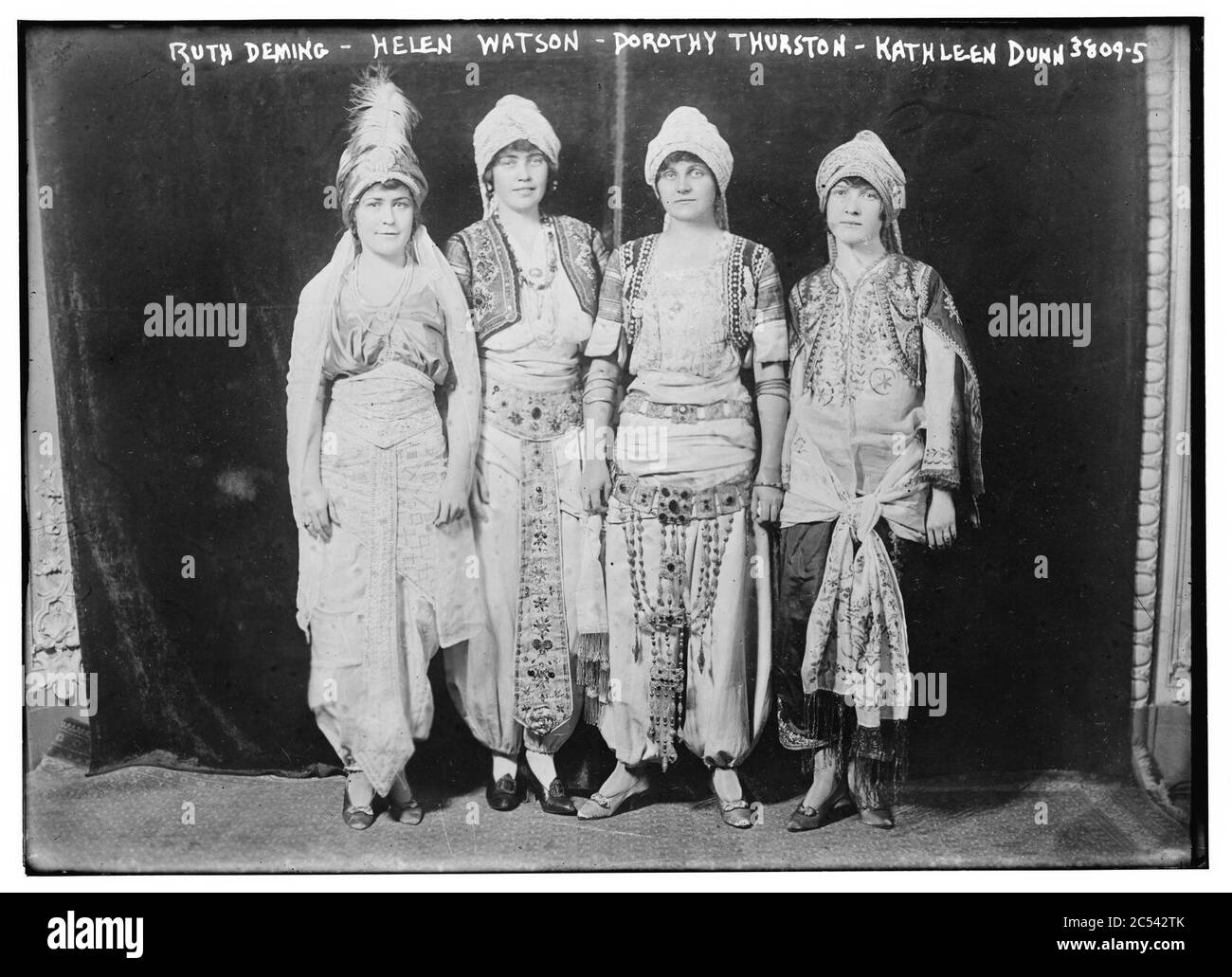 In costume)- Ruth Deming, Helen Watson, Dorothy Thurston, Kathleen Dunn ...