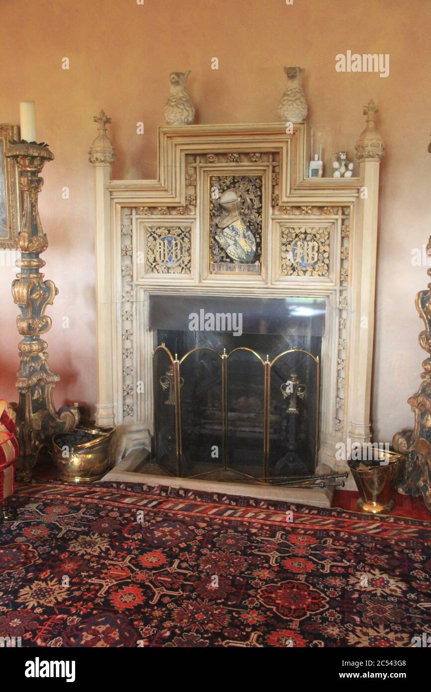 Chirk Castle in Wales Stock Photo - Alamy