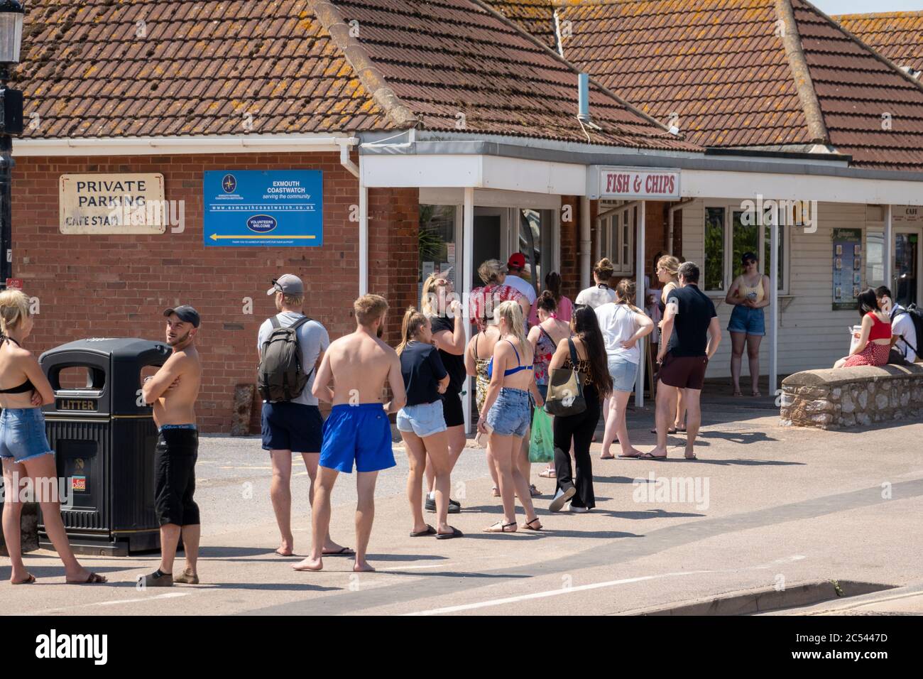 Fish and chip queue hi-res stock photography and images - Alamy