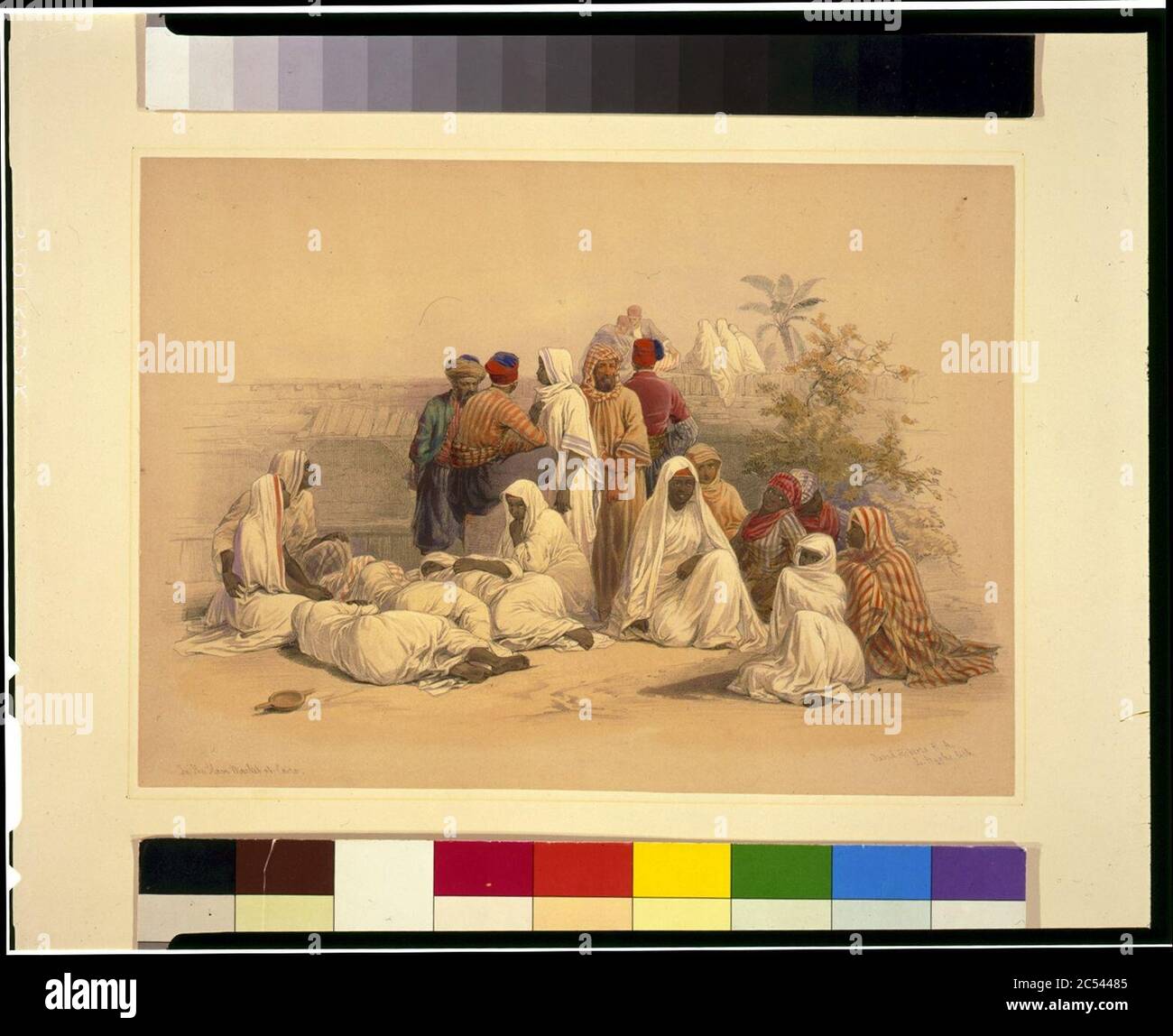 In the slave market of Cairo - David Roberts, R.A Stock Photo - Alamy