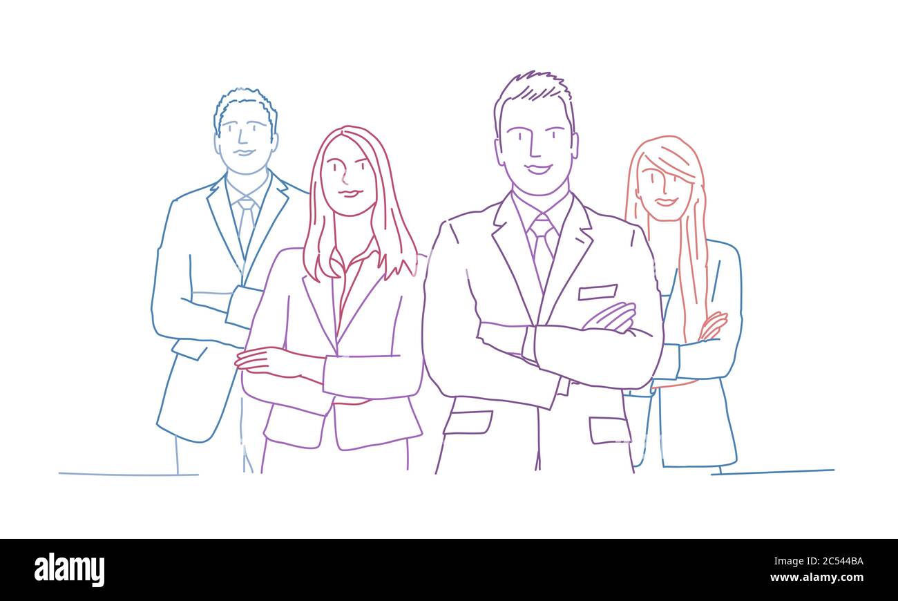 Business People Group Vector