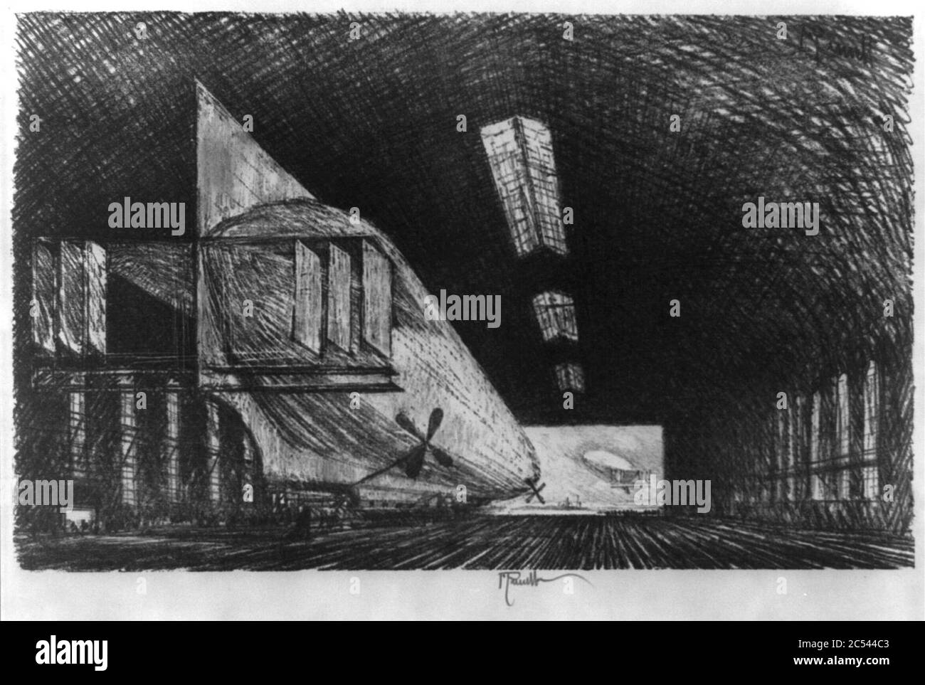 In the Zeppelin shed, Leipzig Stock Photo - Alamy