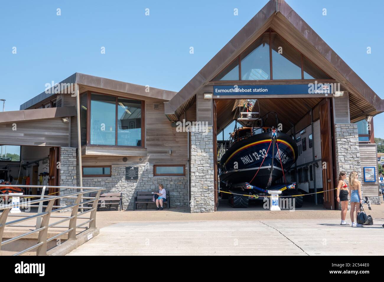 RNLI lifeboat station, Exmouth Devon Stock Photo - Alamy