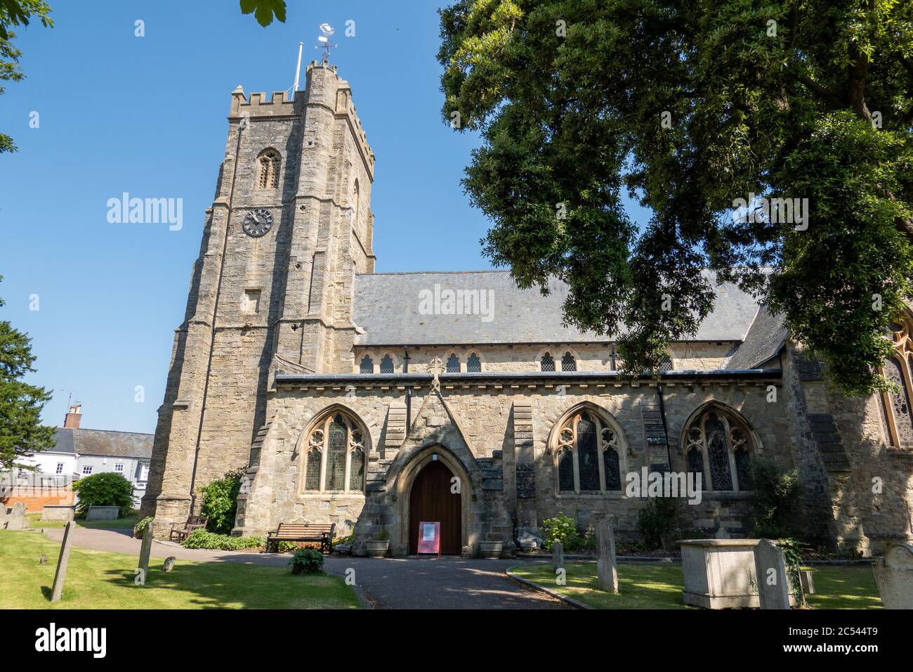 St Giles & St Nicholas' Church, Sidmouth, Devon Stock Photo - Alamy
