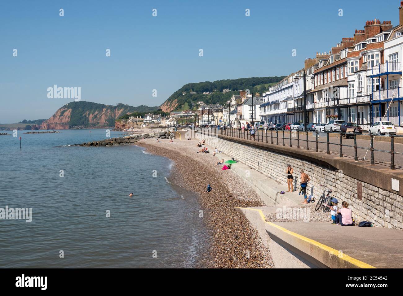 Sidmouth devon seafront hi-res stock photography and images - Alamy