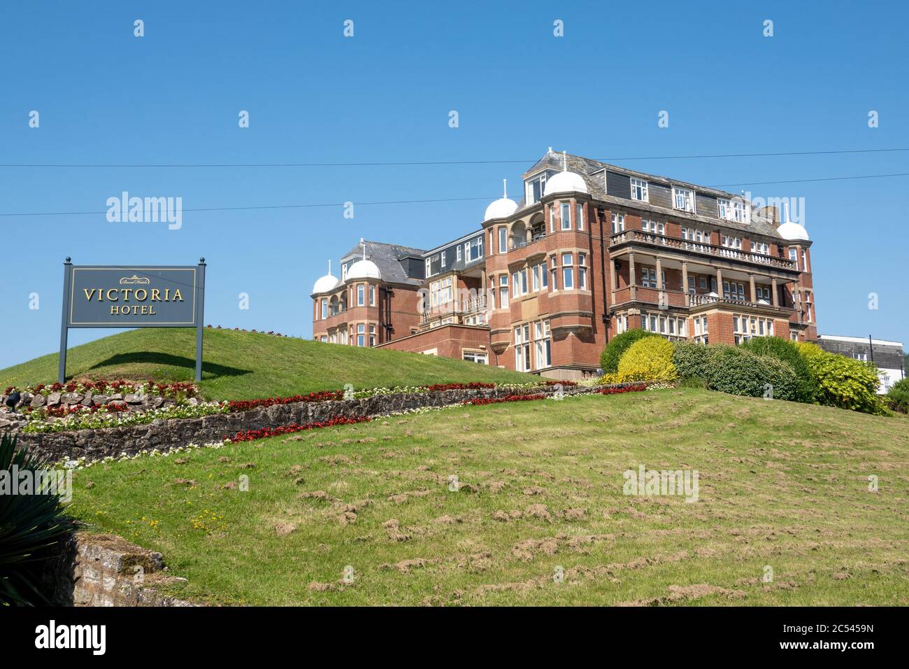 The Victoria Hotel, Sidmouth, Devon, UK Stock Photo - Alamy
