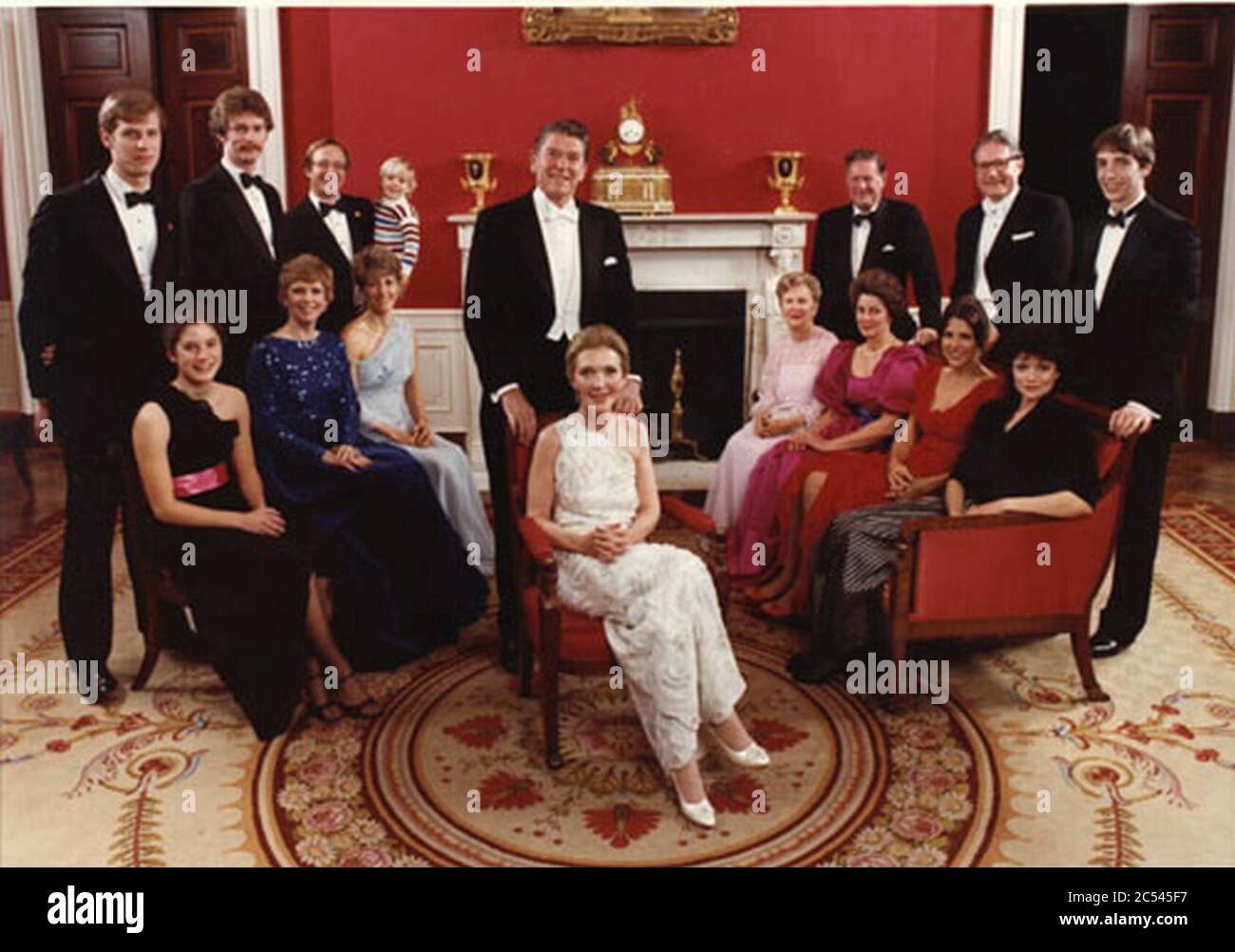 Inaugural Family Photo 1981 Stock Photo - Alamy