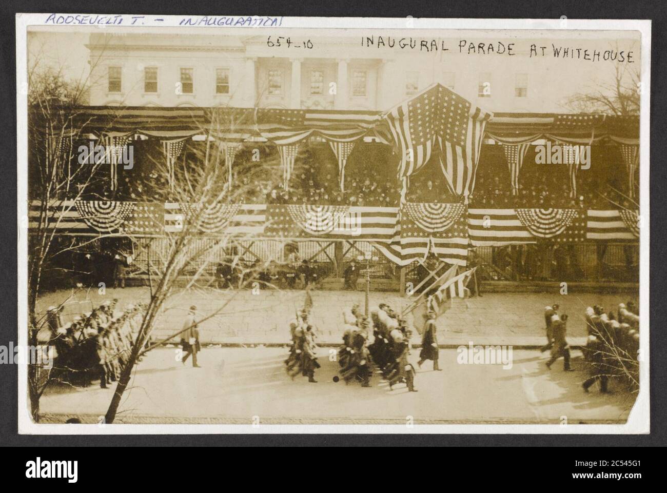 Inaugural parade at White House Stock Photo - Alamy