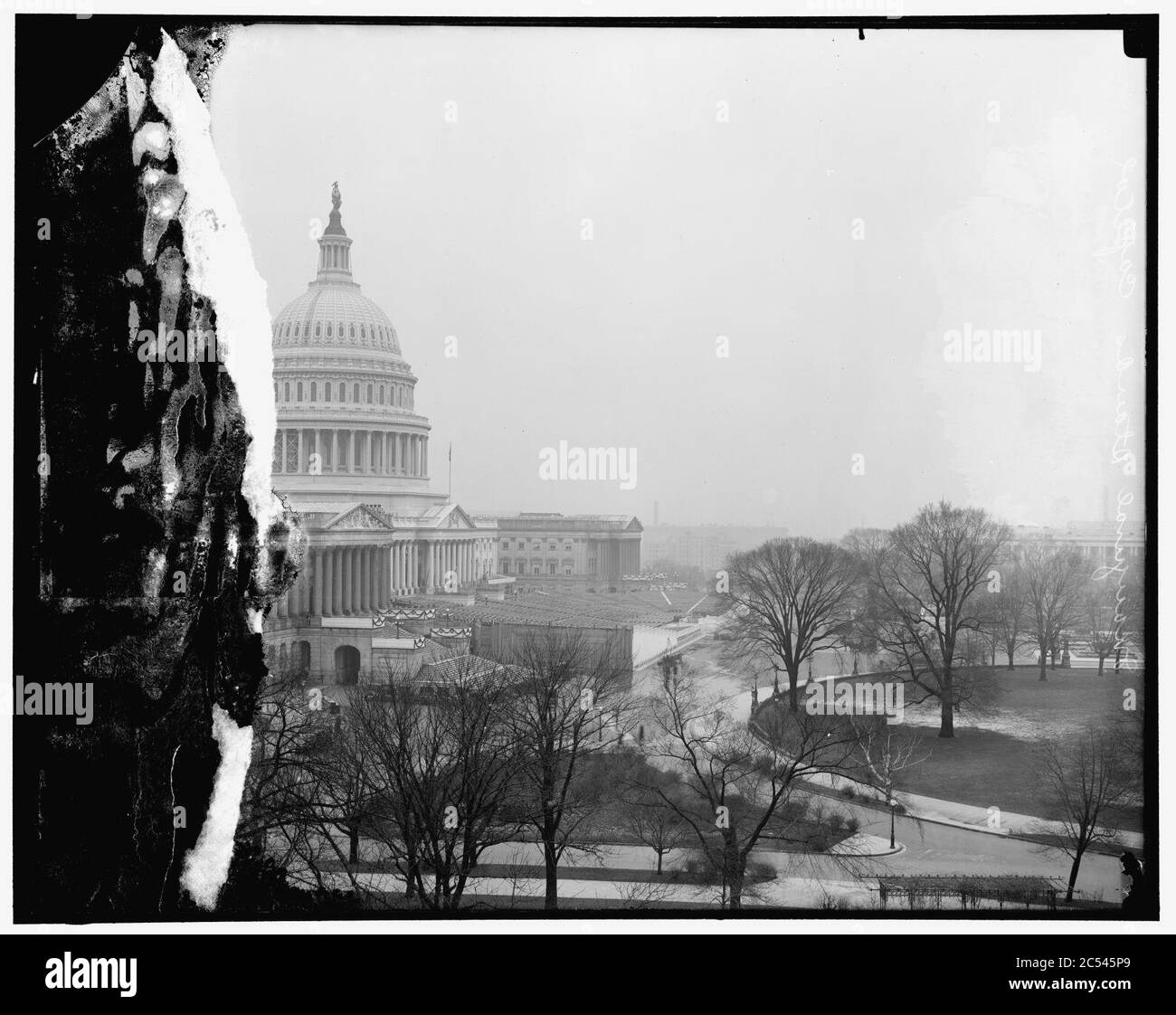 Inaugural stands, Capitol Stock Photo - Alamy